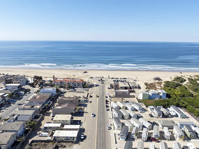 That perfect stretch of Oceano sand where your footprints might be the only ones you see all morning. Social distancing at its finest!