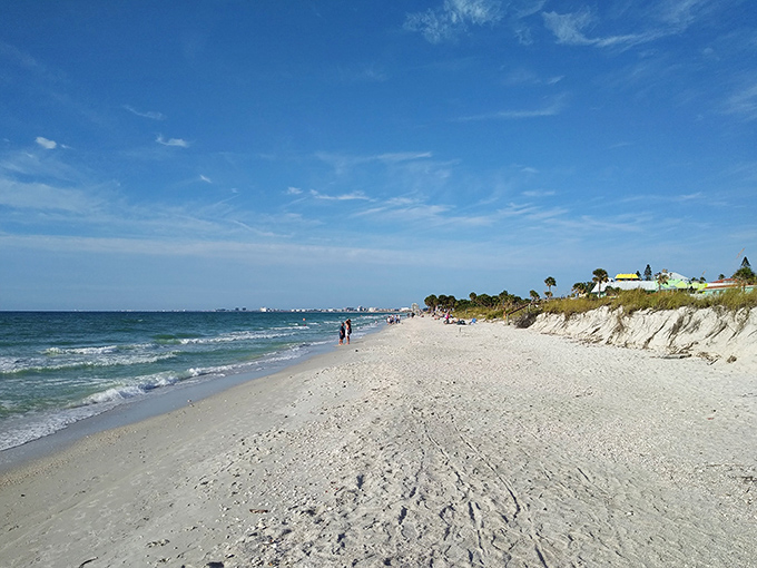High-rises in the distance, but here the beach remains the star of the show.