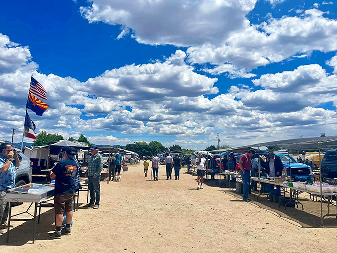 Mountain air makes bargain hunting even sweeter! Peddler's Pass offers a high-country shopping experience where the views compete with the deals.
