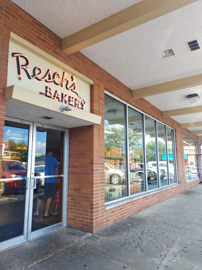 Resch's Bakery's understated storefront conceals decades of donut-making mastery and local legend status.