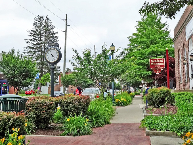 Seaford's downtown blooms with both flowers and opportunity. The brick walkways lead to shops where your retirement dollars go surprisingly far.