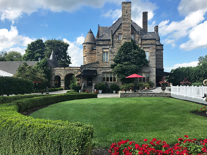 Sharon's downtown stretches toward blue skies, offering retirees urban amenities with small-town prices that won't stretch budgets.