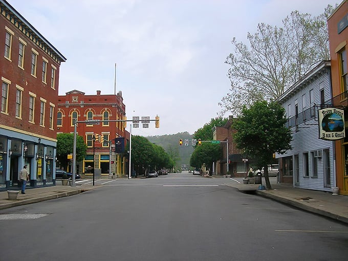 Vevay's Swiss-influenced architecture adds European flair to this charming Ohio River town.