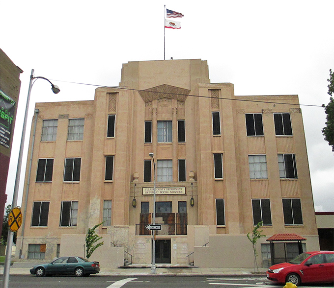 The Spanish-style architecture of Visalia's historic buildings adds charm to this budget-friendly city. Central Valley living with distinctive character.