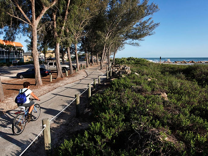 Biking along Anna Maria Island's coastal paths feels like pedaling through a dream where the ocean is always on your right.