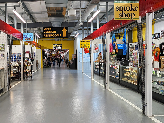 Parking lot paradise - where trunk sales meet table displays in beautiful bargain chaos. 