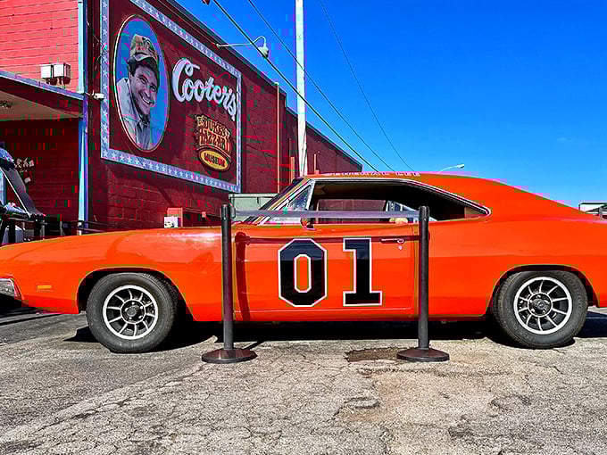 That iconic orange Dodge Charger still makes hearts race decades later. TV nostalgia never looked so good or brought back so many Saturday night memories.