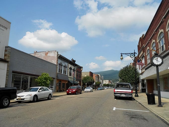 Downtown Covington sits nestled among the Allegheny Mountains. When your daily commute includes views like this, retirement feels like vacation.