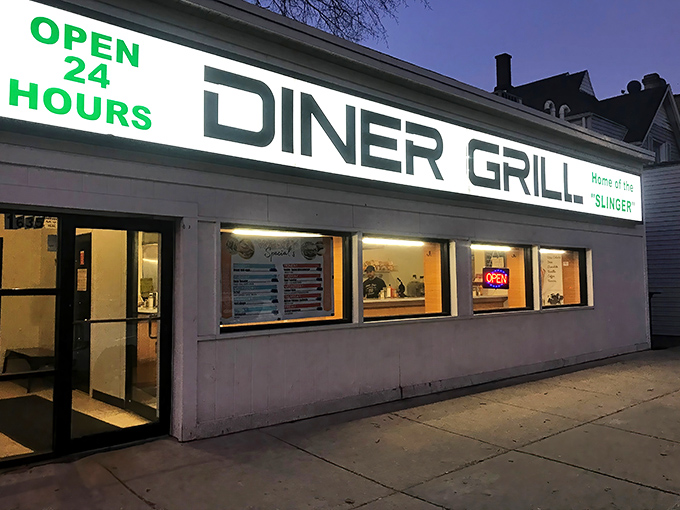 When the sun goes down, Diner Grill lights up &ndash; a nocturnal oasis for breakfast lovers.
