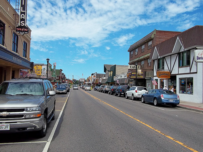 Downtown proves that "Up North" style means equal parts rustic charm and tourist-friendly convenience.