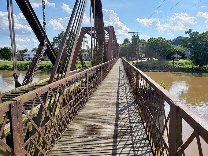 This historic bridge connects more than riverbanks - it links yesterday's craftsmanship with today's quiet appreciation for things built to last.