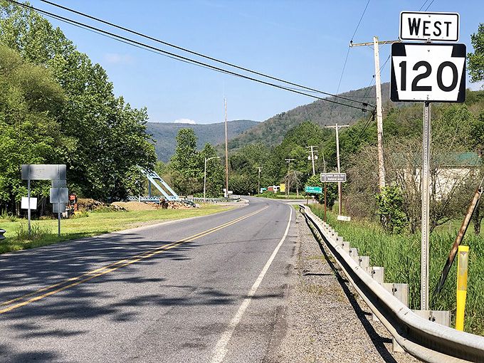 Mountains meet sky along Route 120. This is the backdrop that makes your car selfies look like National Geographic material.