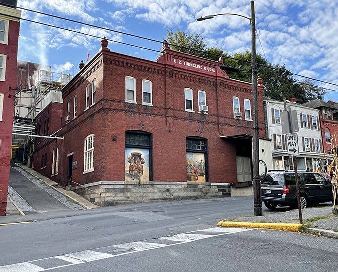 Same building, different angle! Pottsville's architectural details would cost a fortune elsewhere, but here they're just part of home.