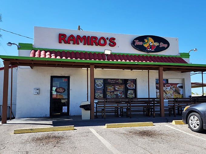 Ramiro's clean lines and bright colors hint at the no-nonsense deliciousness waiting inside. California burritos have found their Arizona home!