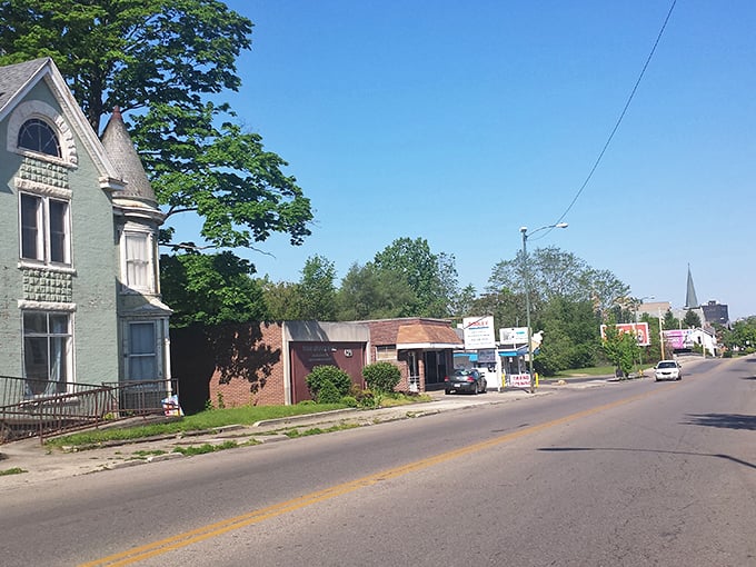 "This transportation hub in Springfield blends historic charm with modern purpose. Those red brick buildings are simply timeless!"