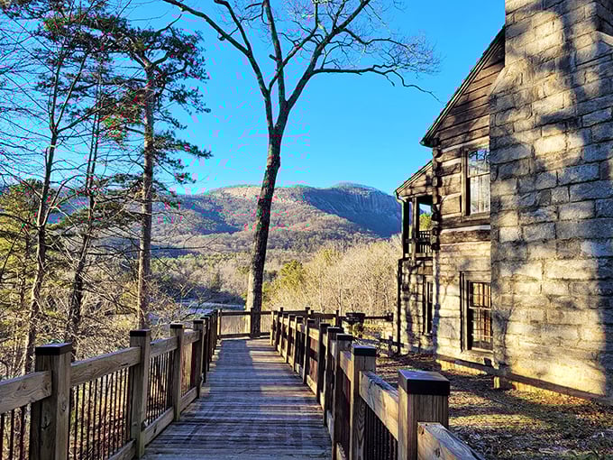 Table Rock State Park: Historic cabins nestled against mountain backdrops &ndash; like someone built the perfect rustic getaway just for you.