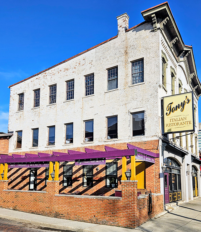 History you can taste in every bite. Tony's historic building has witnessed countless first dates, anniversaries, and "just because" dinners.