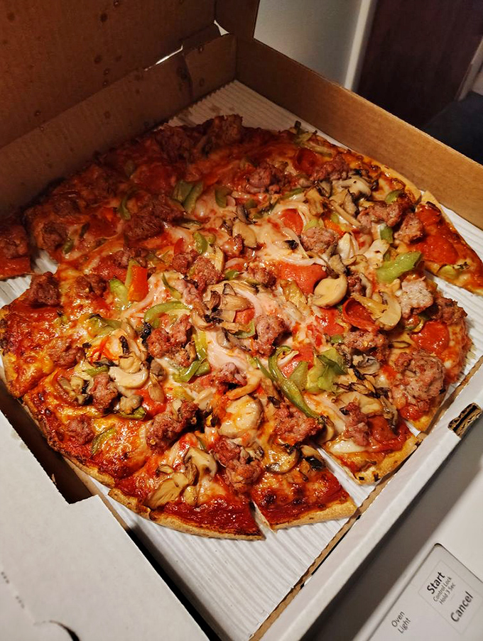 The supreme pizza showcases Terita's philosophy: quality ingredients, perfect balance, and enough toppings to make each bite a new adventure.