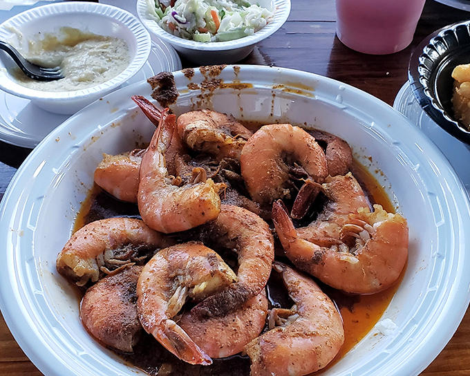 These aren't just shrimp&mdash;they're little pink crescents of joy swimming in a sauce worth bottling and taking home.