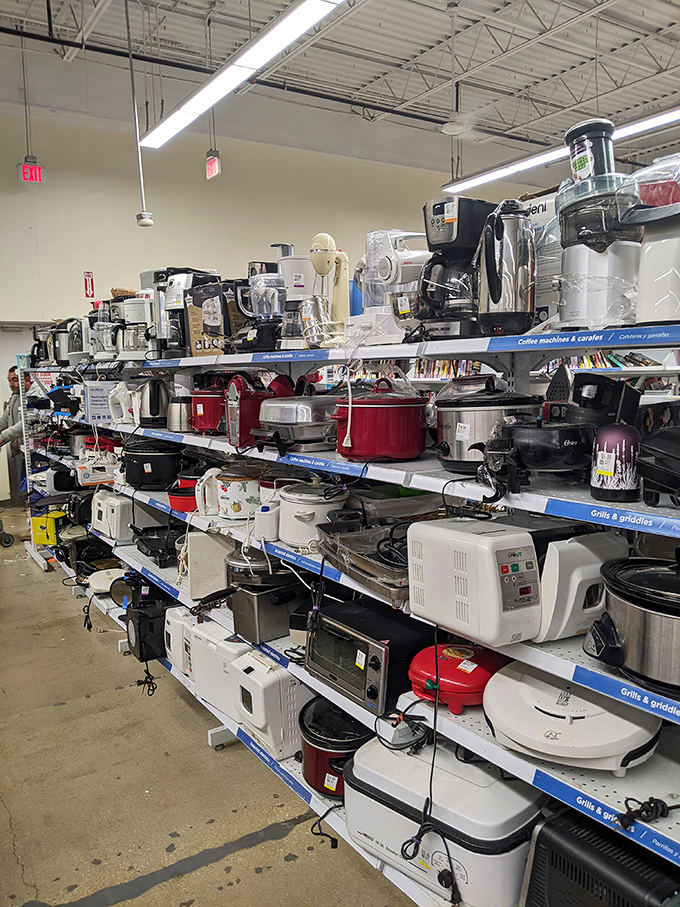 A small appliance wonderland where yesterday's KitchenAid might become tomorrow's family heirloom at prices that feel almost criminal.