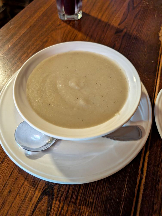 Artichoke soup so creamy and rich, it'll make you question every other soup you've ever called "good." 
