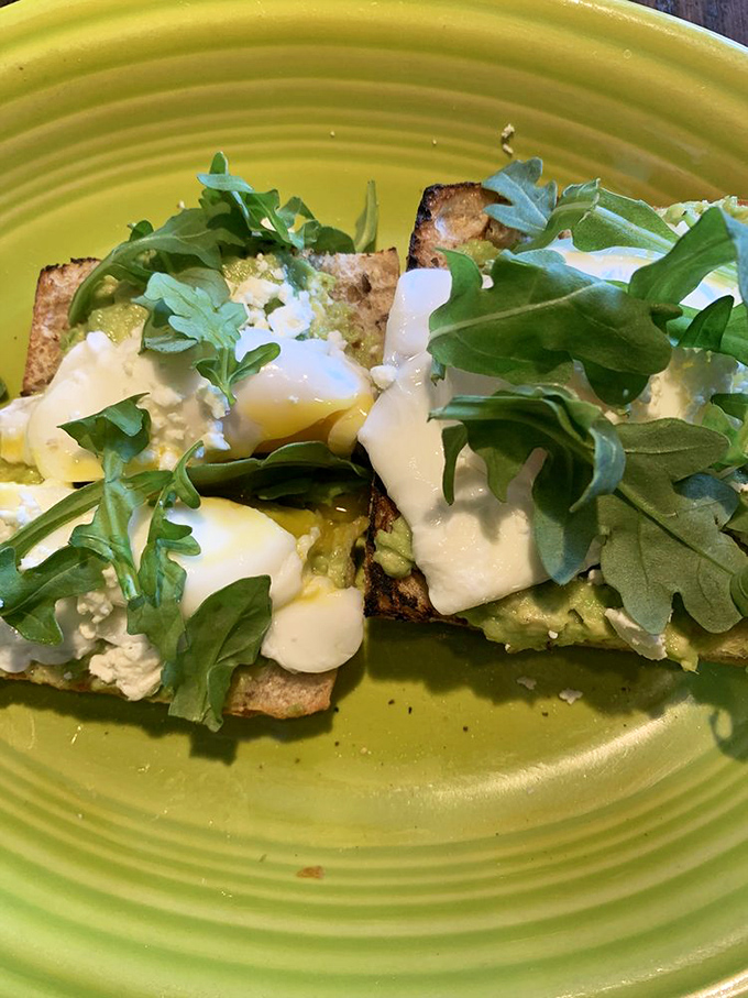 Avocado toast that actually deserves its Instagram fame. Fresh, vibrant, and proof that simple ingredients can create breakfast poetry.
