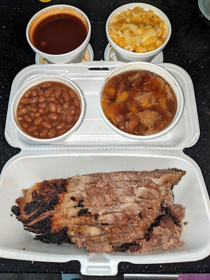 The barbecue equivalent of a greatest hits album&mdash;beans, mac and cheese, and perfectly smoked meat sharing one glorious stage.