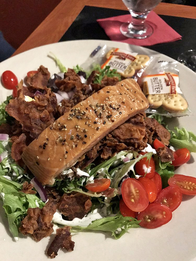 A salmon salad that answers the eternal question: "Can healthy food actually be something to look forward to?" with a resounding yes.
