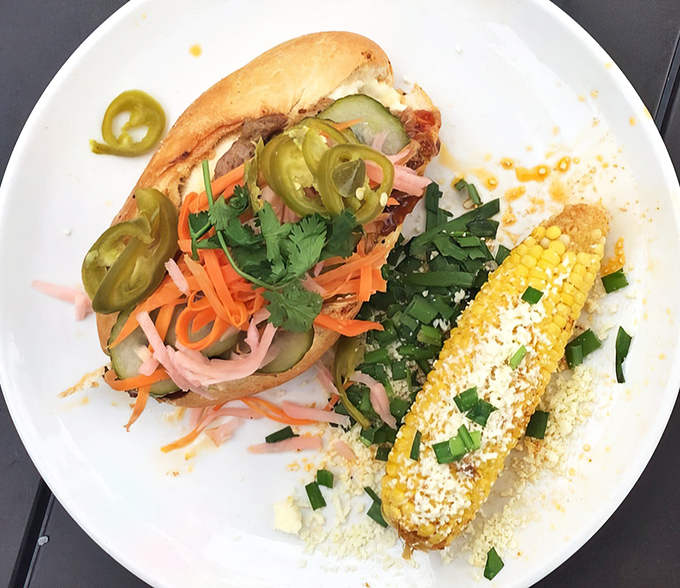 This Banh Mi sandwich bridges continents with pickled veggies, fresh herbs, and smoky meat&mdash;cultural diplomacy has never tasted so good.