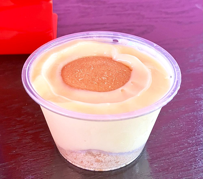 Banana pudding that your grandmother would approve of &ndash; creamy, nostalgic comfort in a cup with that perfect vanilla wafer foundation.