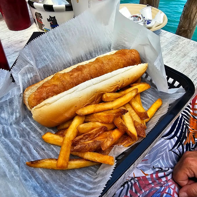 The humble hot dog gets the royal treatment with a golden beer-battered crown. Proof that sometimes the simplest foods make the most memorable meals.