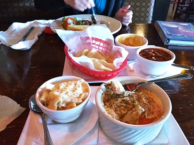 When your shepherd's pie comes with its own billboard, you know you've found something truly special here.