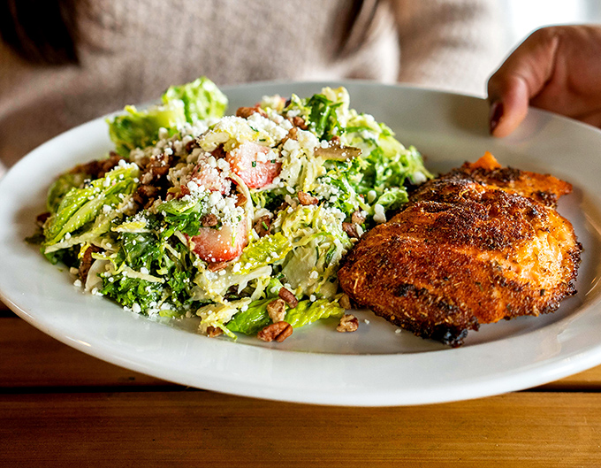 This blackened salmon salad proves healthy eating doesn't have to be punishment &ndash; it's the dish that makes you feel virtuous while actually enjoying your lunch.