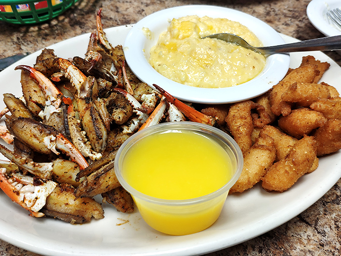 Blue crab claws ready to deliver sweet, succulent meat that defines Gulf Coast perfection.