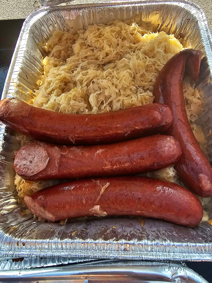 When kielbasa meets sauerkraut, it's not just a meal&mdash;it's a cultural handshake that spans generations and continents. Pure comfort on a plate.