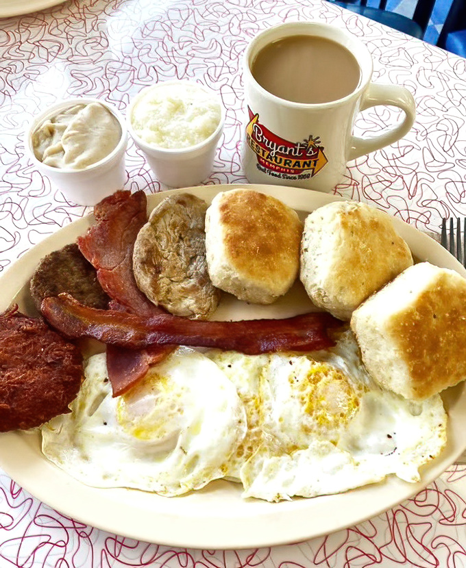 When your breakfast platter looks this good, you know you've found the real deal.