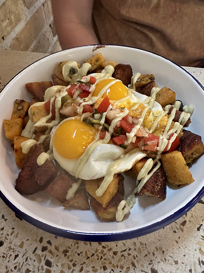 Breakfast poutine proves that some of life's greatest pleasures come from the most unexpected flavor combinations.