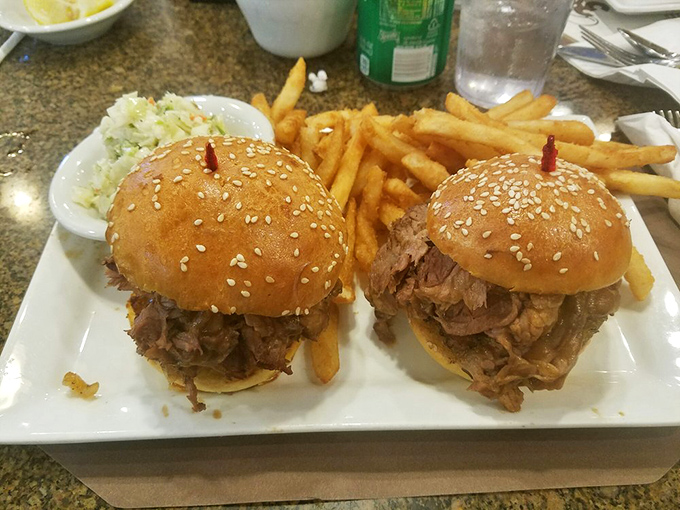 These brisket sliders aren't just sandwiches; they're tiny ambassadors of joy, bringing smiles one sesame-seeded bite at a time.