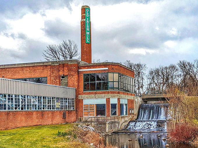 Historic brick architecture houses modern amenities, blending Brooklyn's past with its exciting racing-focused present beautifully.