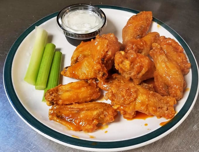 These buffalo wings aren't playing around&mdash;they're the kind that make you contemplate whether napkins were mankind's greatest invention. 