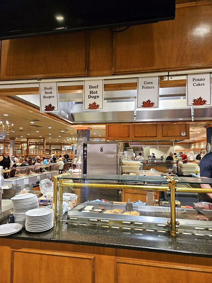 The buffet station &ndash; where dreams are made and belt notches are conquered. Choose wisely, but remember: second trips are encouraged.