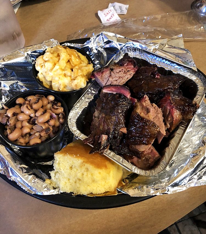 Burnt ends &ndash; barbecue's most coveted treasure &ndash; served alongside mac and cheese that would make your grandmother jealous. This plate is comfort food nirvana.