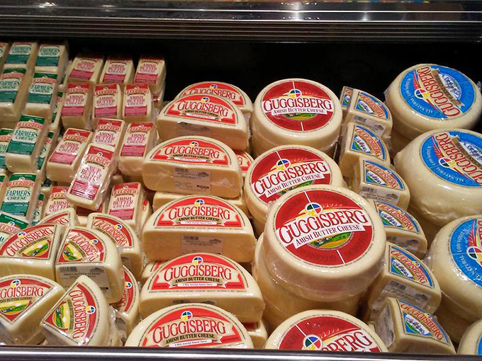 The cheese counter offers a United Nations of dairy delights. From buttery wheels to sharp wedges, democracy never tasted so good.