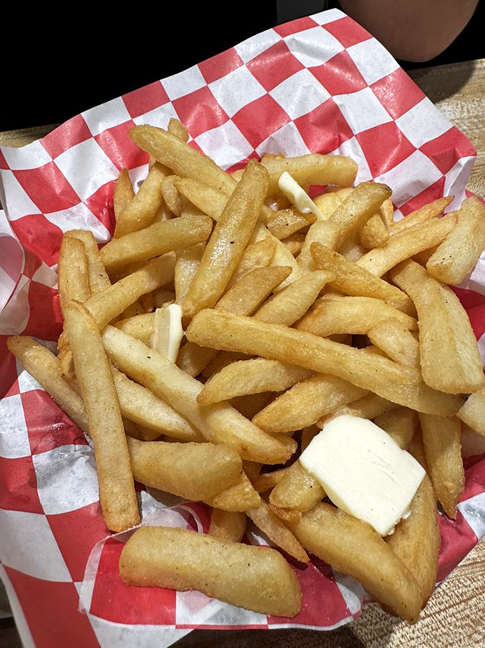 Golden fries with melting butter&mdash;because sometimes vegetables need to fulfill their highest calling as vehicles for dairy products.