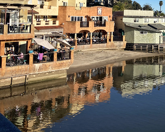 Restaurants with waterfront patios line Soquel Creek, where your seafood lunch comes with a side of tranquility.