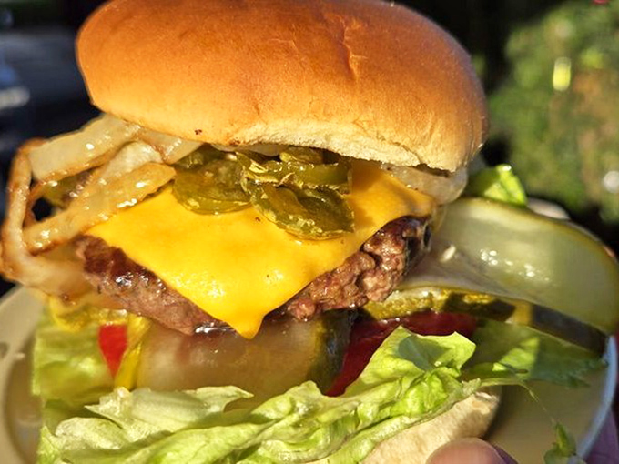 A proper cheeseburger doesn't need a paragraph of description or a fancy name. It just needs to look exactly like this.