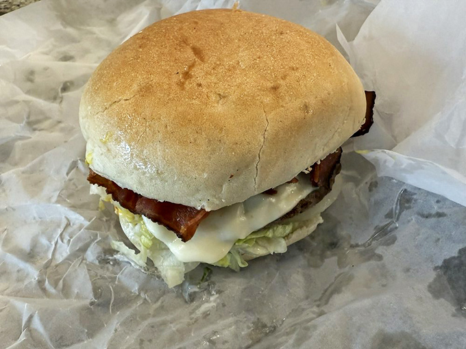 A cheeseburger that proves you don't need wagyu beef or brioche buns to achieve hamburger perfection. Just honest ingredients and a grill that knows its job.