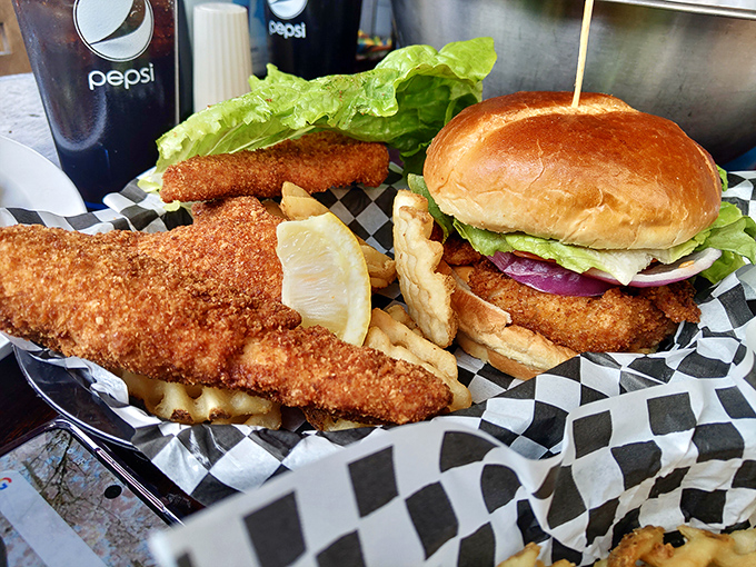 The chicken sandwich that launched a thousand return visits. That golden crust is what dreams are made of&mdash;crispy on the outside, flaky heaven inside.