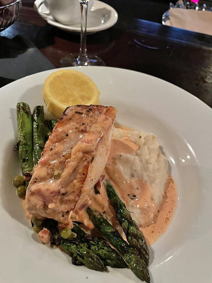 Chilean sea bass so perfectly prepared, it makes you forget all about that diet you started Monday.