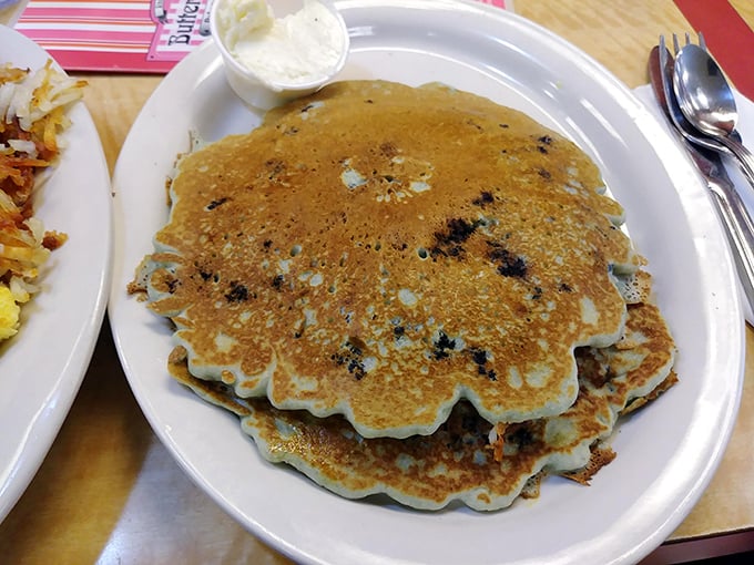 These blueberry pancakes aren't just breakfast, they're an event&mdash;golden, fluffy, and ready for their close-up on your social media feed.